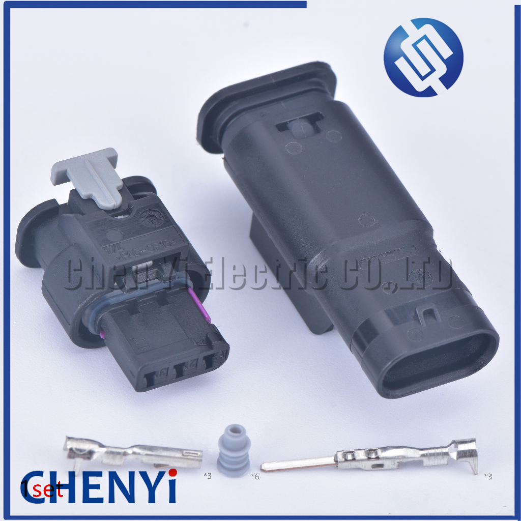 3 Pin Auto Waterproof Connector Reversing radar camshaft position ...