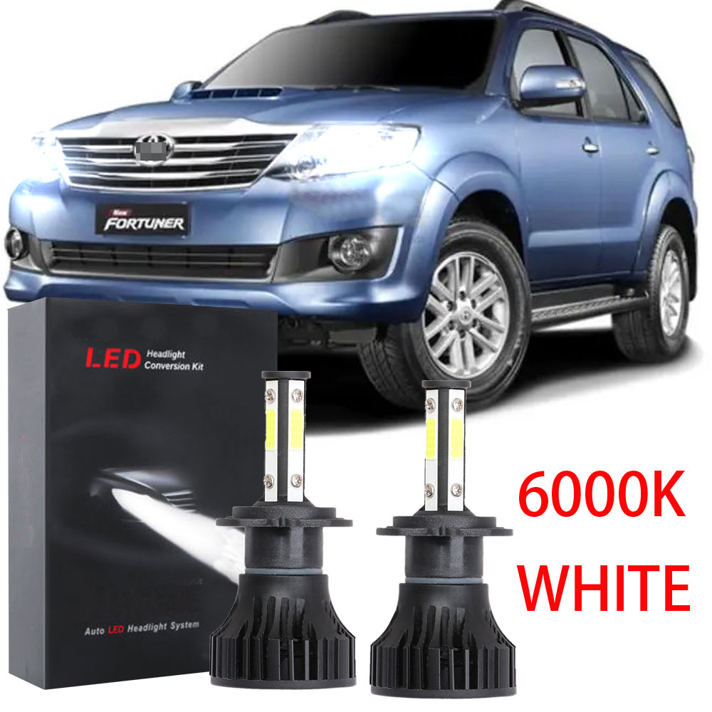 FOR Toyota FORTUNER 2012 2013 2014 2015 Front Car Headlight Lamp Bulbs ...