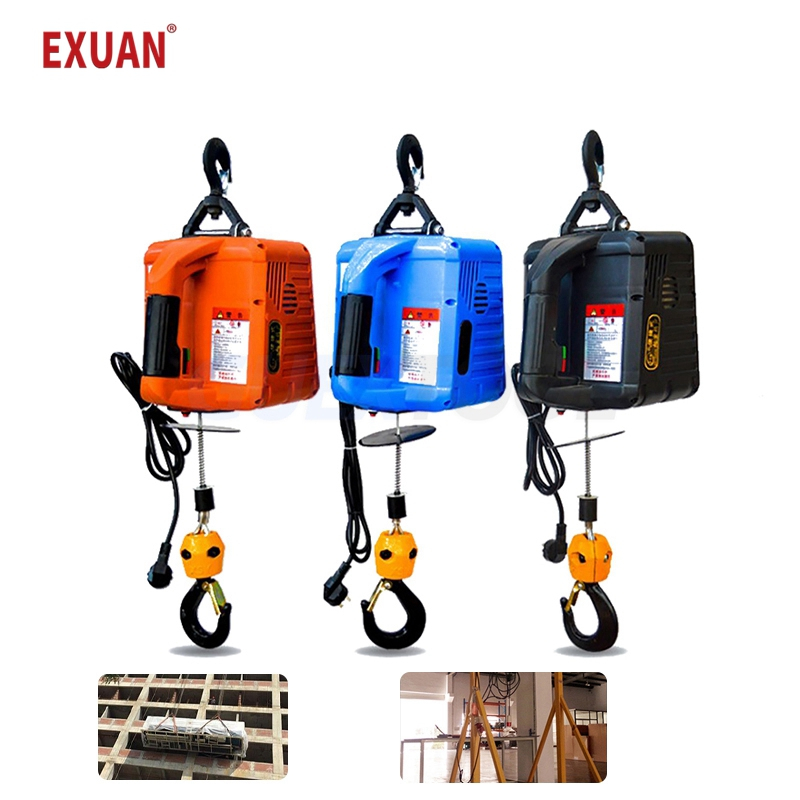 Portable Electric Hoist Electric Winch Wireless Remote Control 220V ...