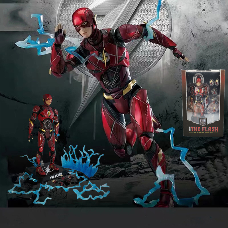 16cm Filme Justice League The Flash Running MAF058 PVC Action Figure ...