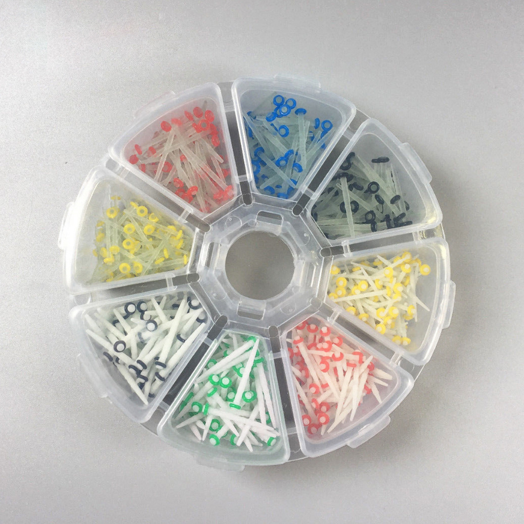 Dental Colourful Quartez Straight Radiopaque Fiber 200Pcs Glass ...