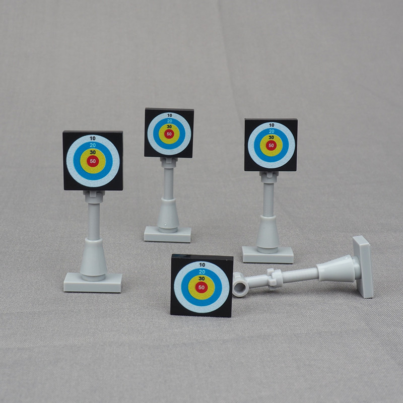 2pcs mini Shooting Target model toys Special Forces minifigure training ...