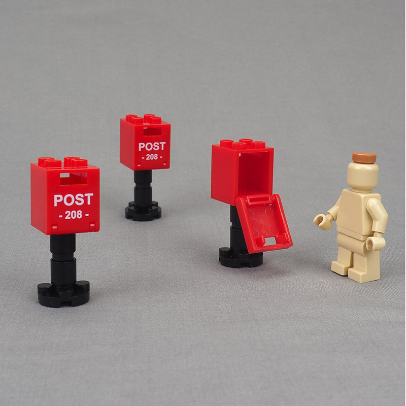 Mailbox mini Model toys City Building Post Officeminifigure MOC ...