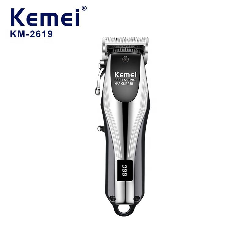 Kemei KM-2619 USB Charging Electric Hair Clipper Professional Hair Cutting Machine Men's ...