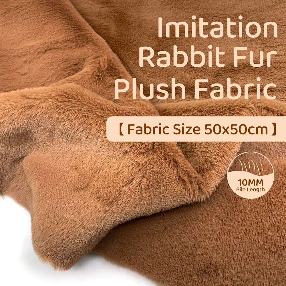 Pile Length 10mm Fur Fabric Polyester Imitation Fur Fabrics Handmade ...