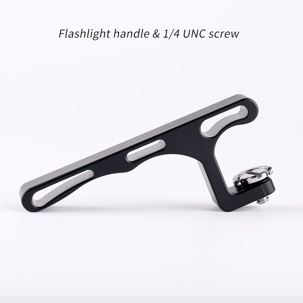 Aluminum Alloy Flashlight Handle with 1/4 UNC screw For Convoy ...