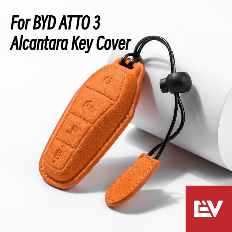 BYD Key Covers Alcantara Many Colors Nice Design For[M6][Sealion 06 ...