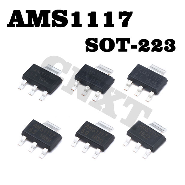 20~50pcs/lot AMS1117 AMS1117-3.3V AMS1117-ADJ AMS1117-1.8V AMS1117-1.2V AMS117-5.0 V AMS1117-2.5 ...