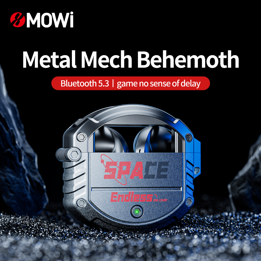 PLXTONE xMOWi Space Endless TWS Earphones Futuristic Metal Mech ...