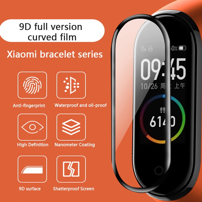 Soft Screen Protectors HD Film for Xiaomi Mi Band 7 6 5 4 Accessories Screen Protective Hydrogel ...