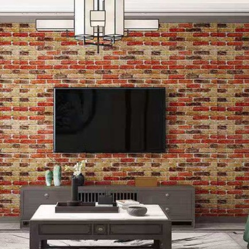 3D Foam wall paper dinding pelekat dinding bilik tidur Wallpaper Wall ...