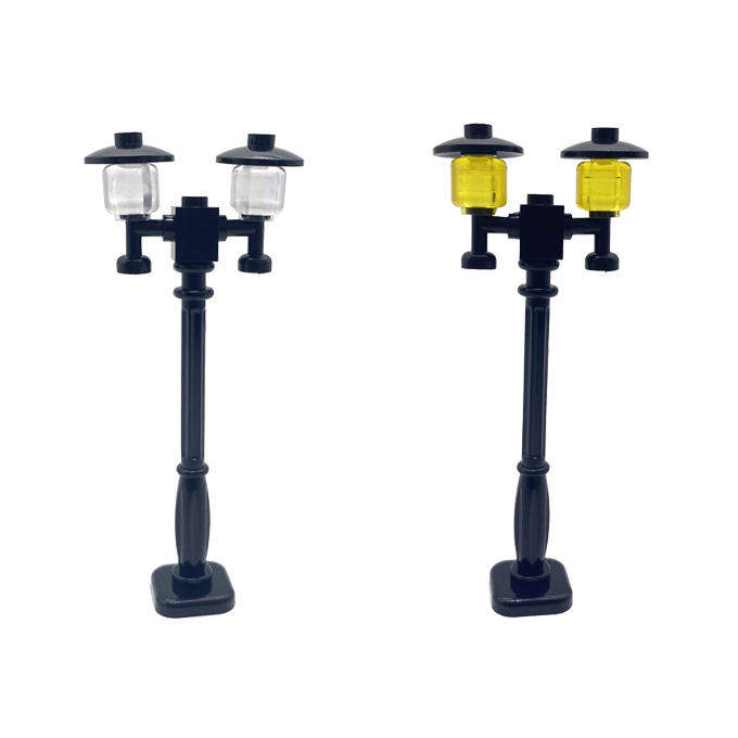 Street Lights City Road Lamp Post Building Blocks MOC Lighting Assembly ...