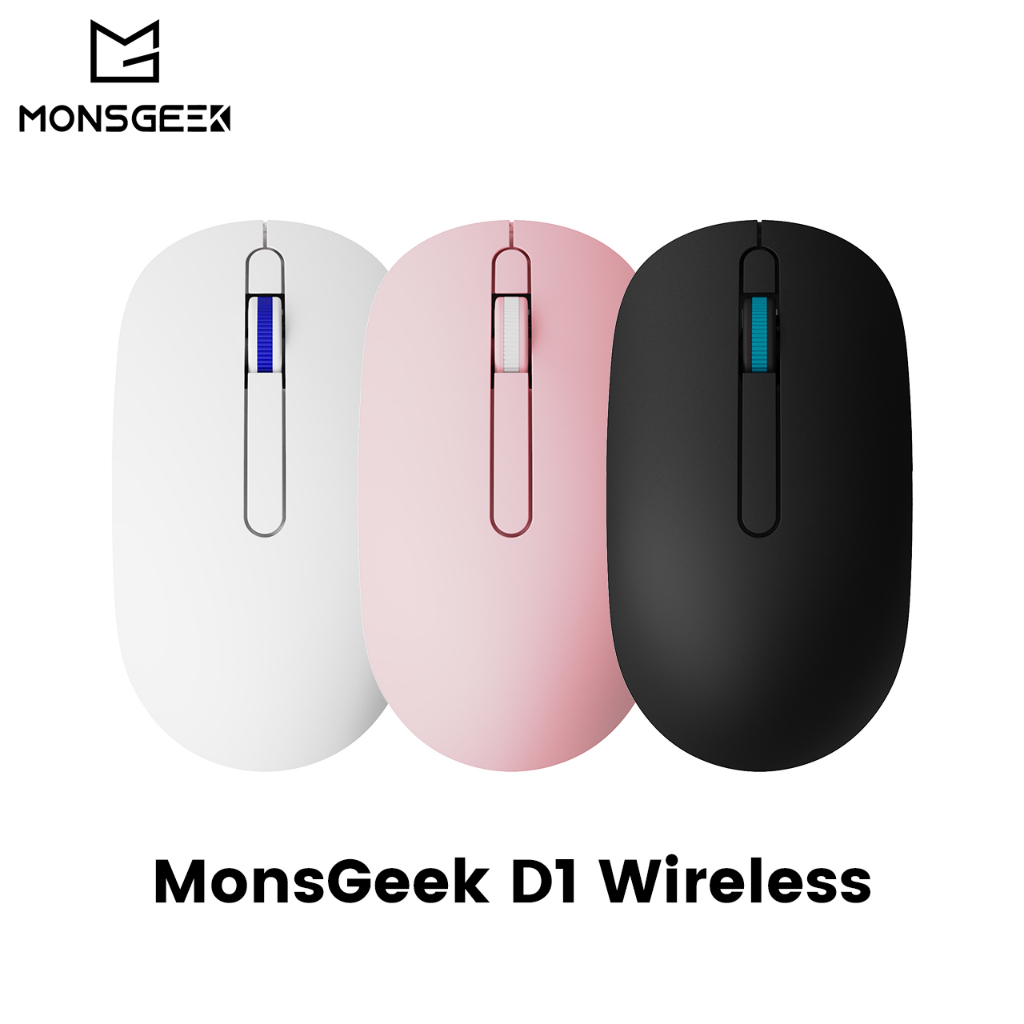 MonsGeek D1 Mouse Wireless Mouse For Computer Laptop Mice 3.7cm Thin ...