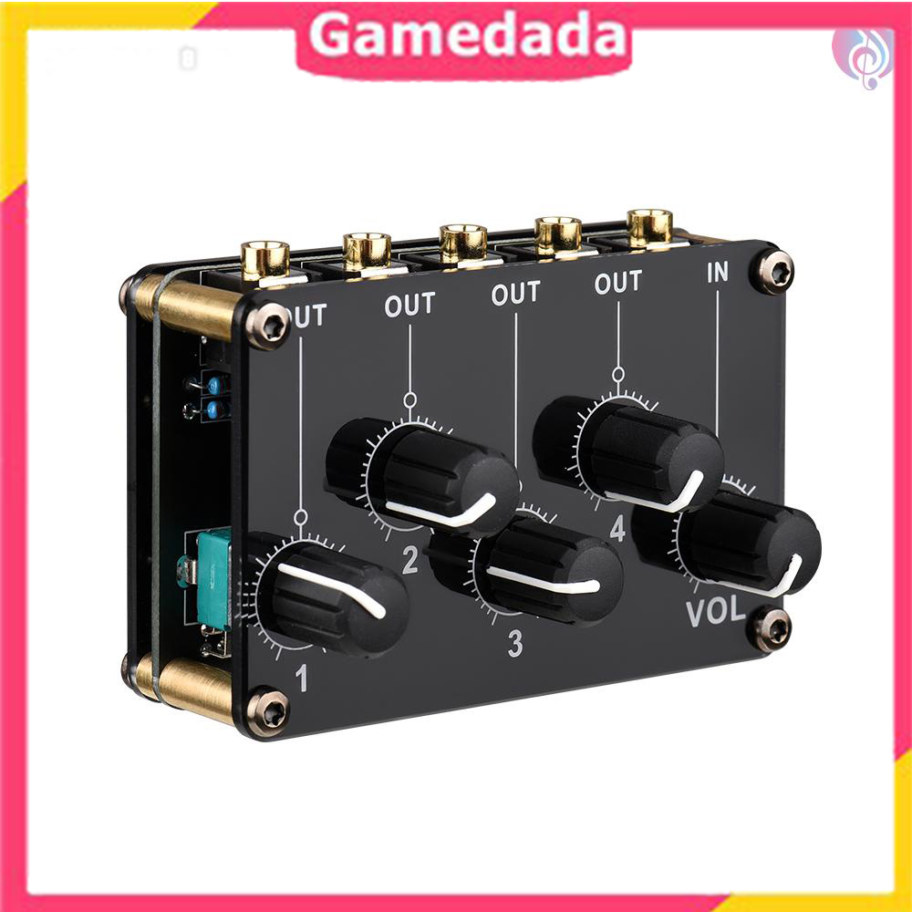 [GADP] 1-in-4-out Passive Mixer Module Mini Stereo 4-Channel Passive ...