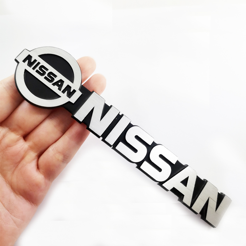 1 x Metal NISSAN Logo Car Auto Rear Trunk Lid Decorative Emblem Badge ...