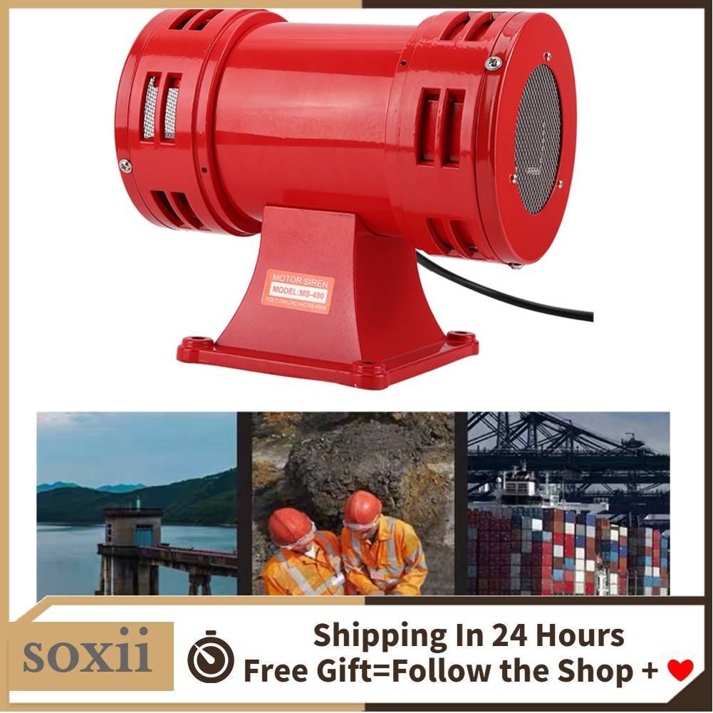 Soxii 150 dB Tweeter Alarm Horn 110 V / 220-240 Industrial Safety ...