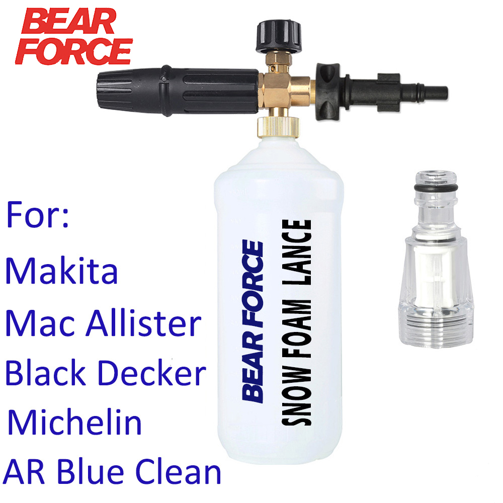 BEAR FORCE Foam Nozzle Snow Foam Lance Soap Gun Foam Generator Car ...