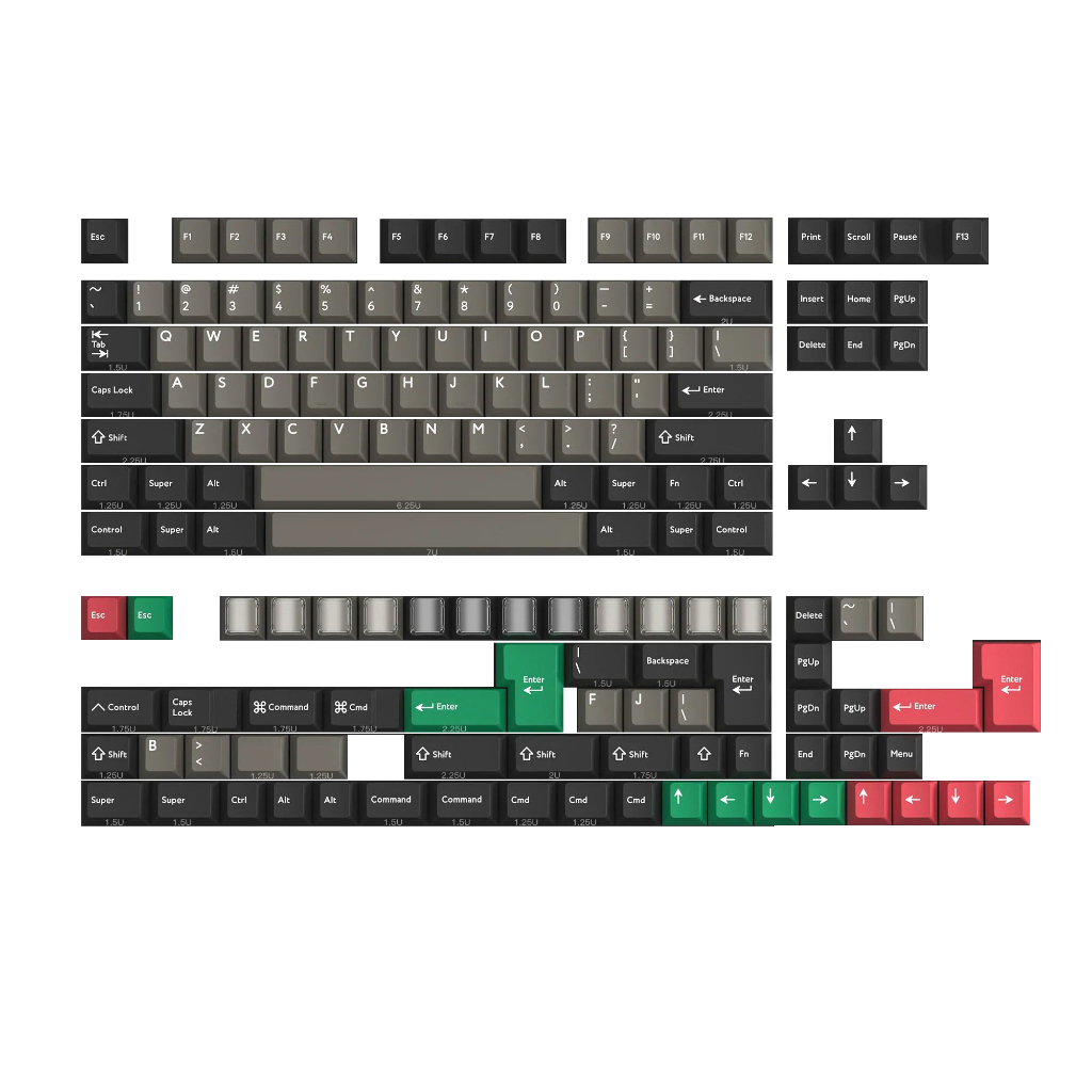 KBDfans Pbt Fans Dolch Doubleshot Keycaps | Shopee Philippines