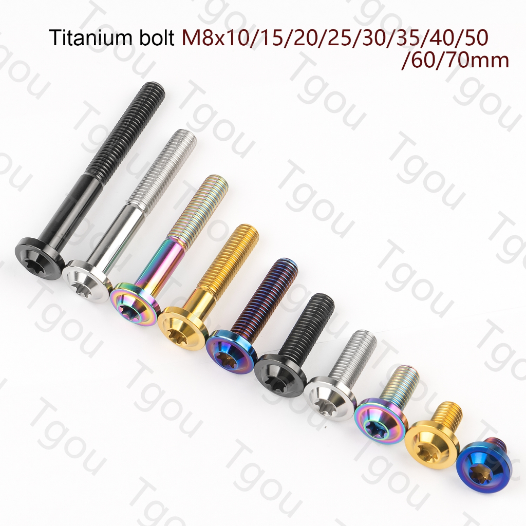 Tgou Titanium Bolt M8x15/20/25/30/35/40/50/60/70mm Torx T40 Head Sercws ...
