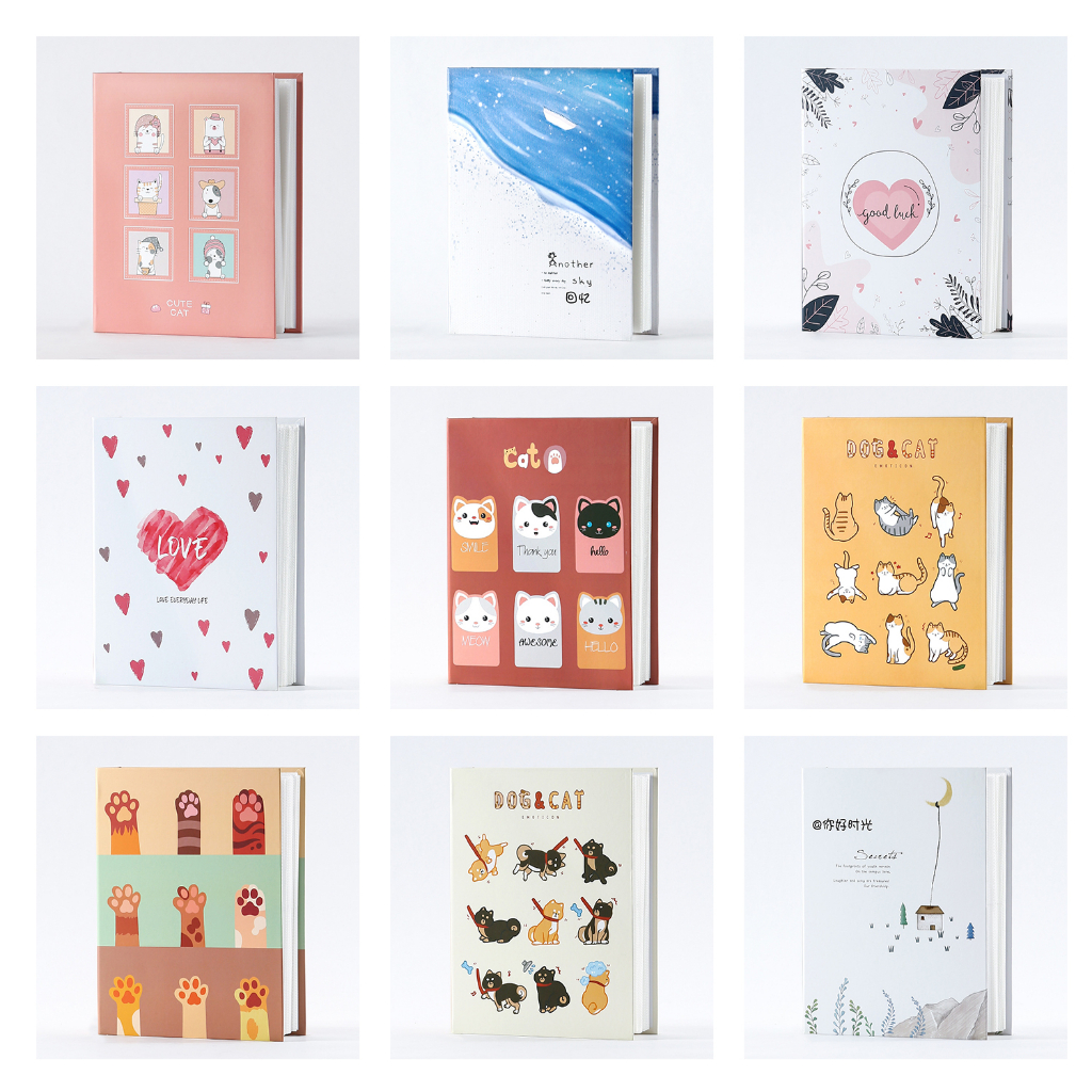 100PCS/200PCS Plastic Package Laminated Photo Album Interstitial Family ...