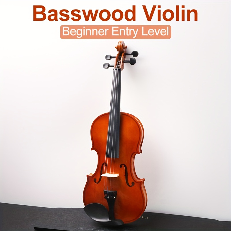 Beginner Entry Level Basswood Violin Different Size Options For Adult ...