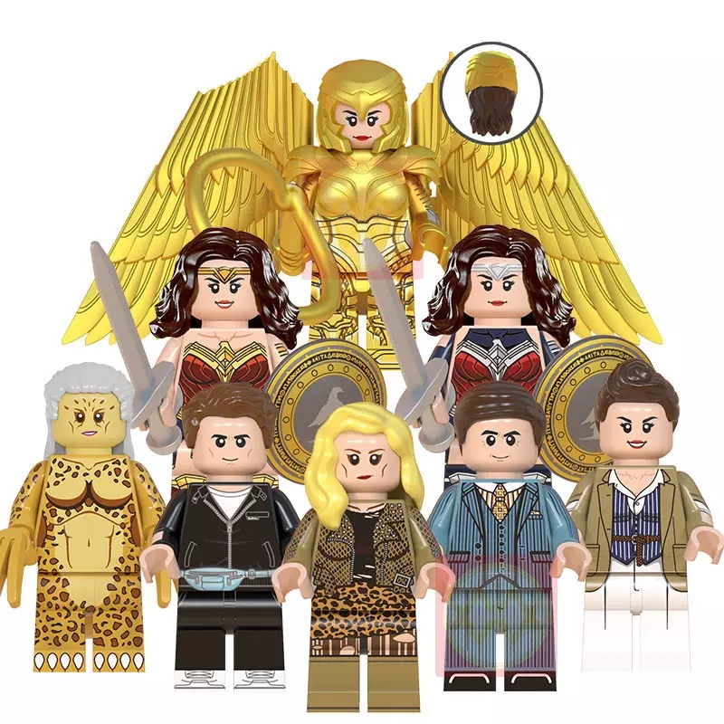Wonder Women minitoys Golden Armor Building Blocks Toys WM6100 | Shopee ...