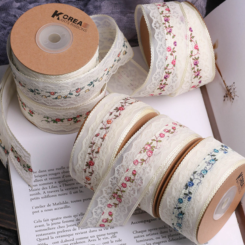 1 meter hollow lace, ribbon, lace, fabric, DIY bow, 4cm handmade hair ...