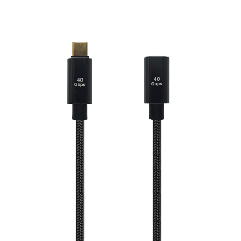 Type-C Extension Cable Thunderbolt 40Gbps Type C Male To Female ...