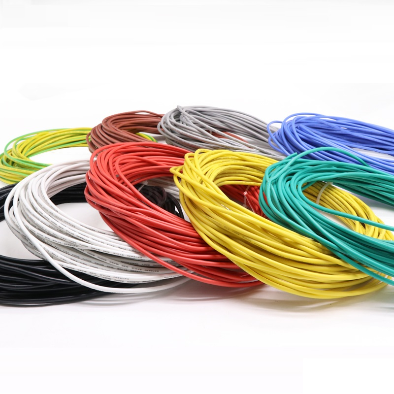 10/5M UL3135 Silicone Wire Copper Wire 20AWG 18AWG 16AWG Soft Silicone Rubber Insulated Flexible ...