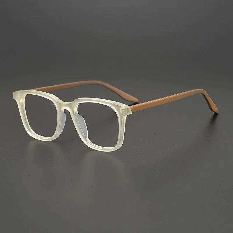 TR90 Square Glasses Frame Male Fashion Designer Retro Art Female ...