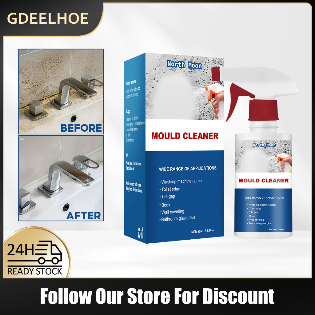 North Moon Mildew Spray Mildew Remover Cleaner Mildew Proofing Ceramic ...