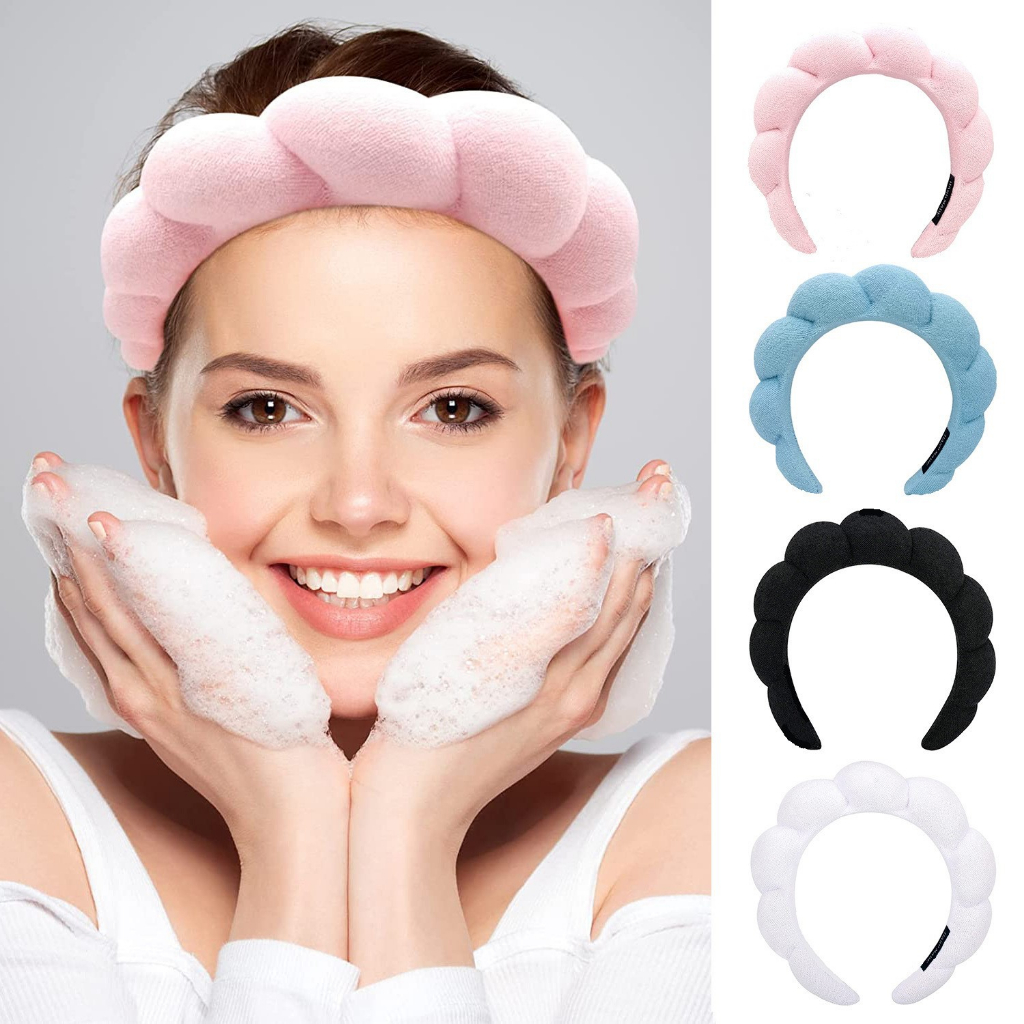 Colorful Cloud Sponge Hair Band Women's 100 Strap Headband Headwear ...