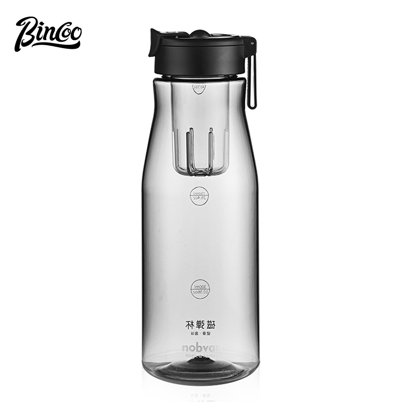 BINCOO Magnetic Tea Cup Tea and Water Separation Bottle Large-capacity Portable Tritan Material ...
