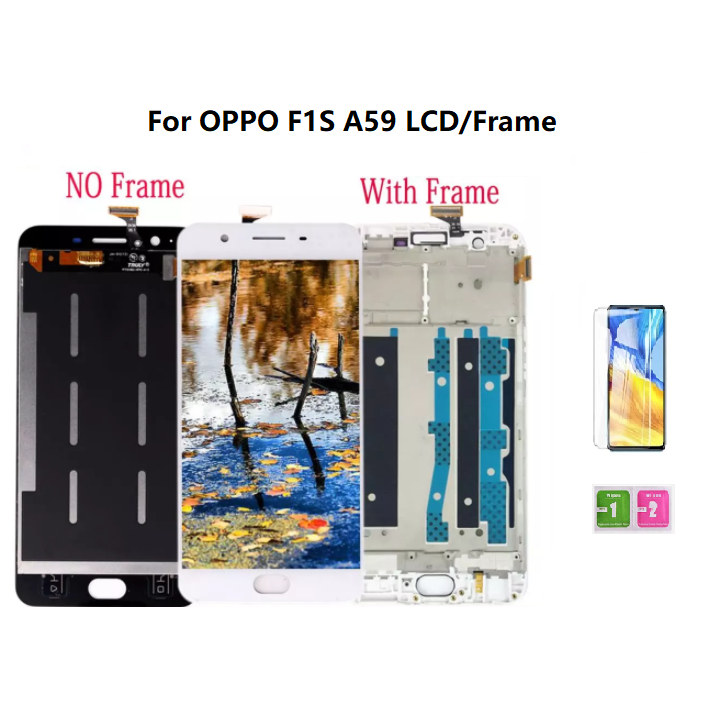 Original LCD with Frame For OPPO F1s A59 A1601 LCD Display with Touch ...