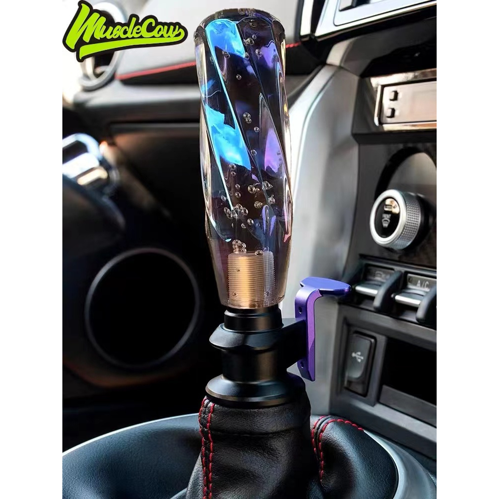 10CM 15CM 20CM Custom Car Gear Jdm Shift Knob Acrylic Rainbow Shift ...