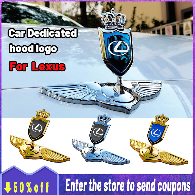 sale cod High quality Modified Metal 3D Standing Car Front Hood Emblem ...