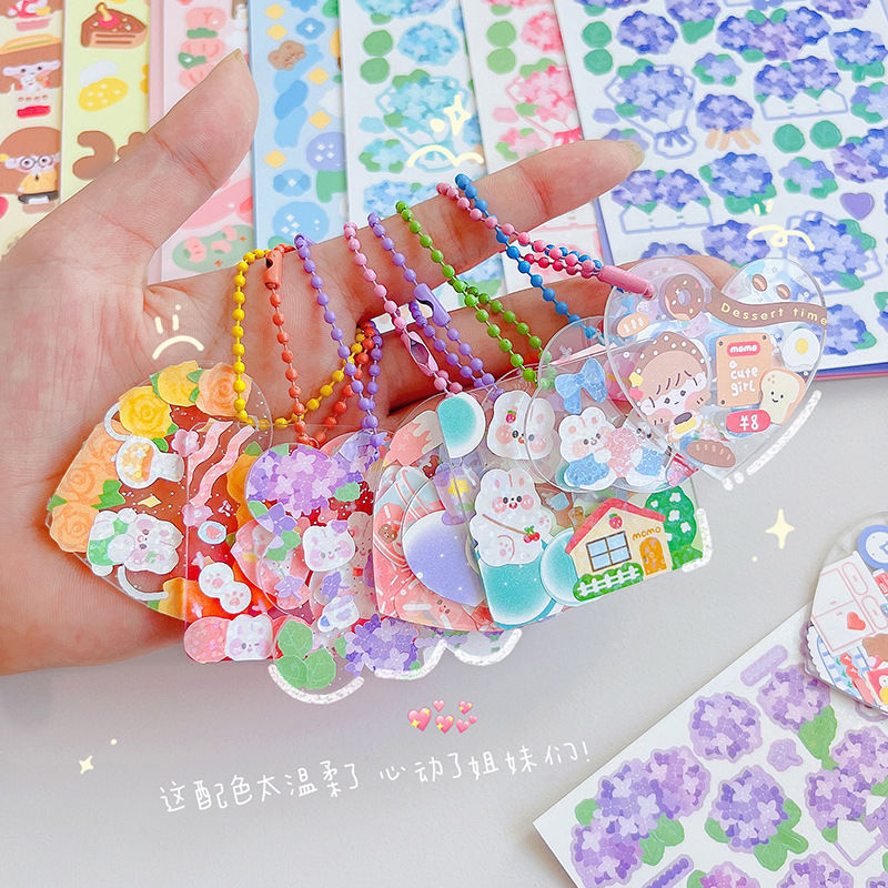 10 Transparent Goo Cards Goo Card Stickers Creative Goo Cards Children ...