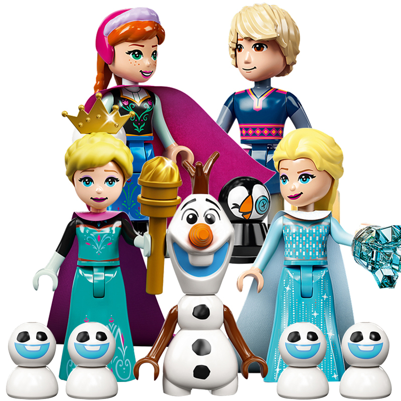 Cartoon Figures Elsa Mini Block Toys Figure 66006-66010 | Shopee ...