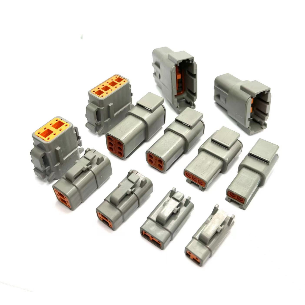 Dtm04-2p Dechi Type Car Connector Waterproof Connector Male Female Head ...