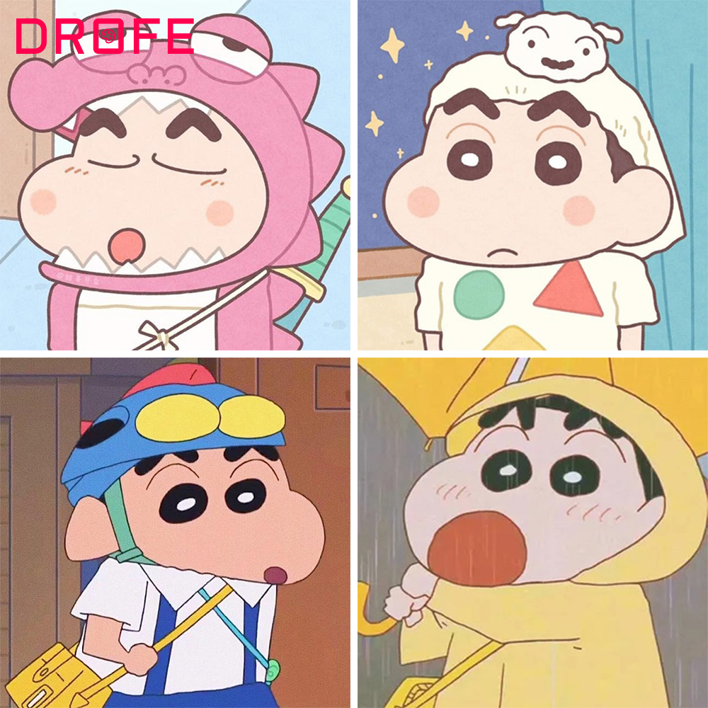 DROFE Crayon Shin Chan Children's Puzzle Oil Painting Paint By Numbers ...