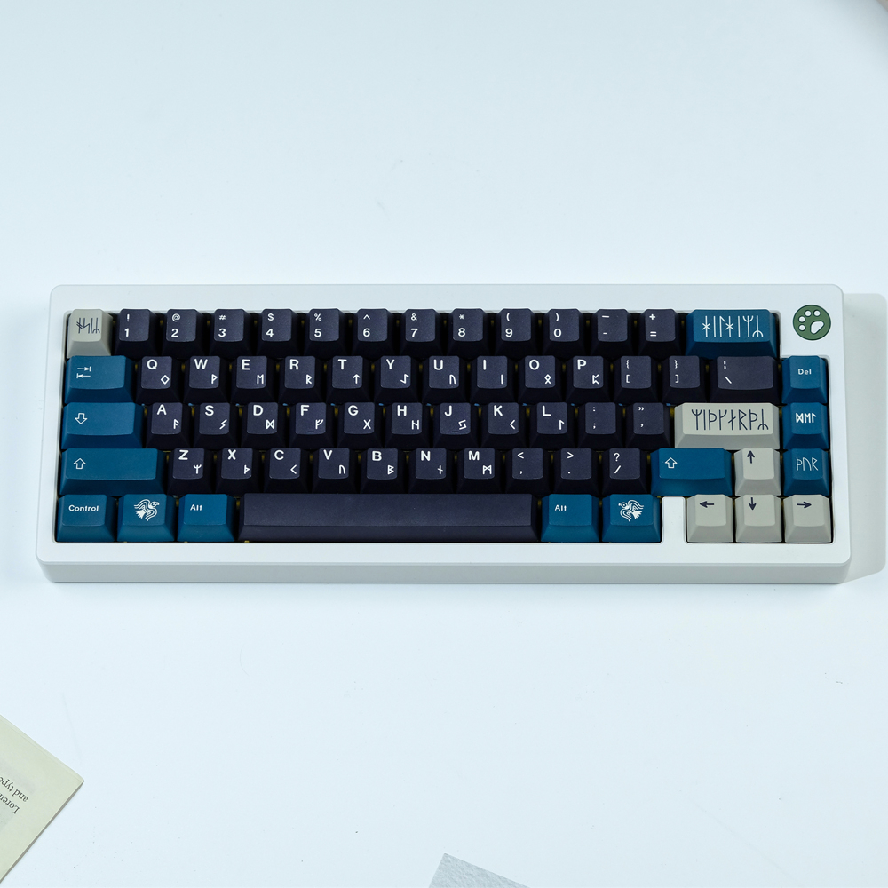 129 Keys GMK Norse Keycaps Cherry Profile PBT Dye Sublimation Keycap ...