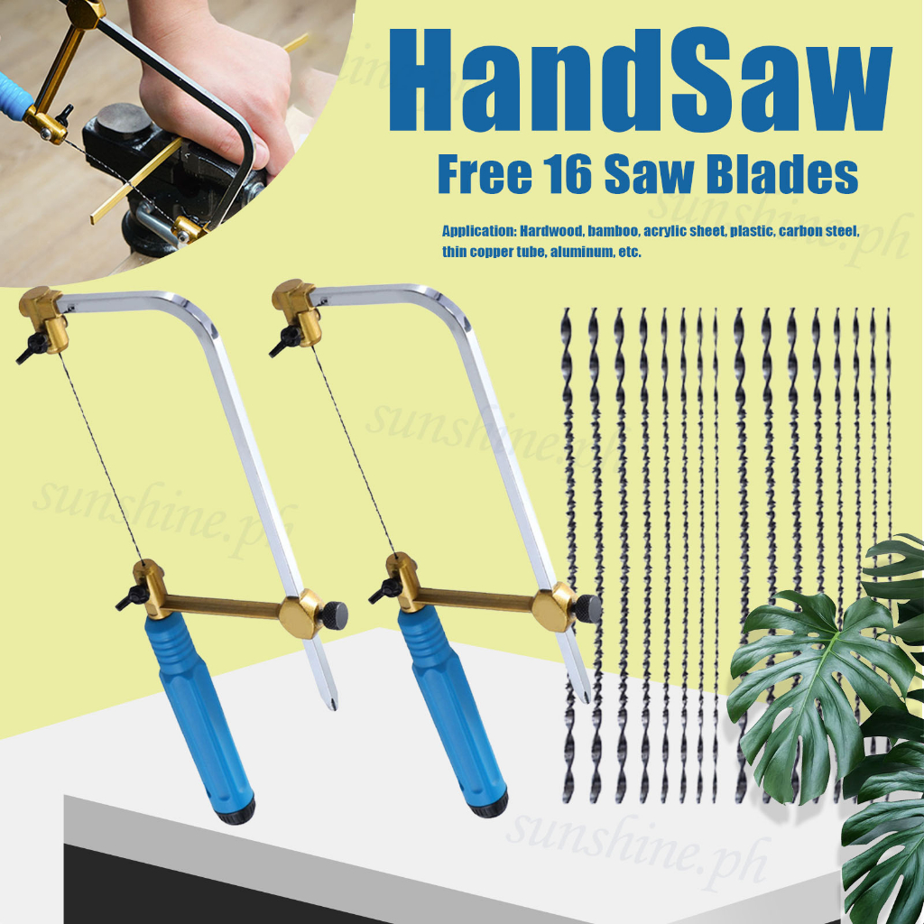 Coping Saw Heavy Duty Metal Hand Saw Fast Cutting Non-slip Hacksaw with ...