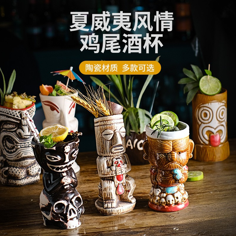 Ready Stock Immediate Shipping!!!Bar Zombie Glass tiki Glass Unique ...