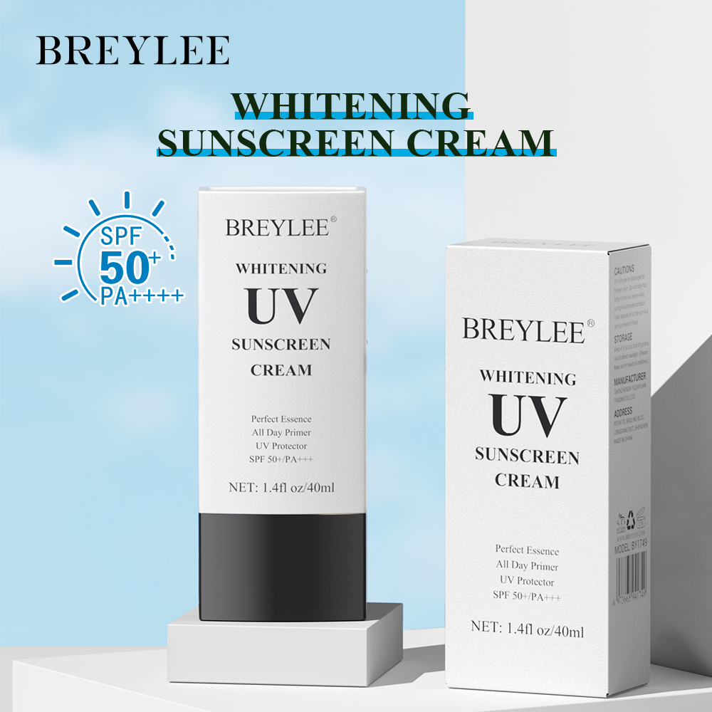BREYLEE Sunscreen Cream Refreshing Sunscreen SPF50 Sunscreen For Face ...