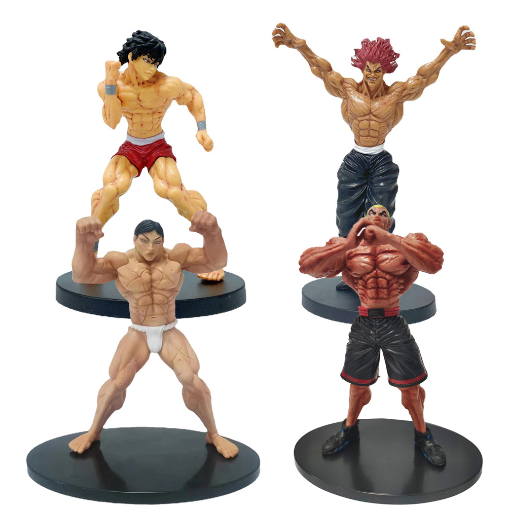 4 Style 15-22cm Anime Baki Grappler Hanma Baki Hanma Yujirō Hanayama ...