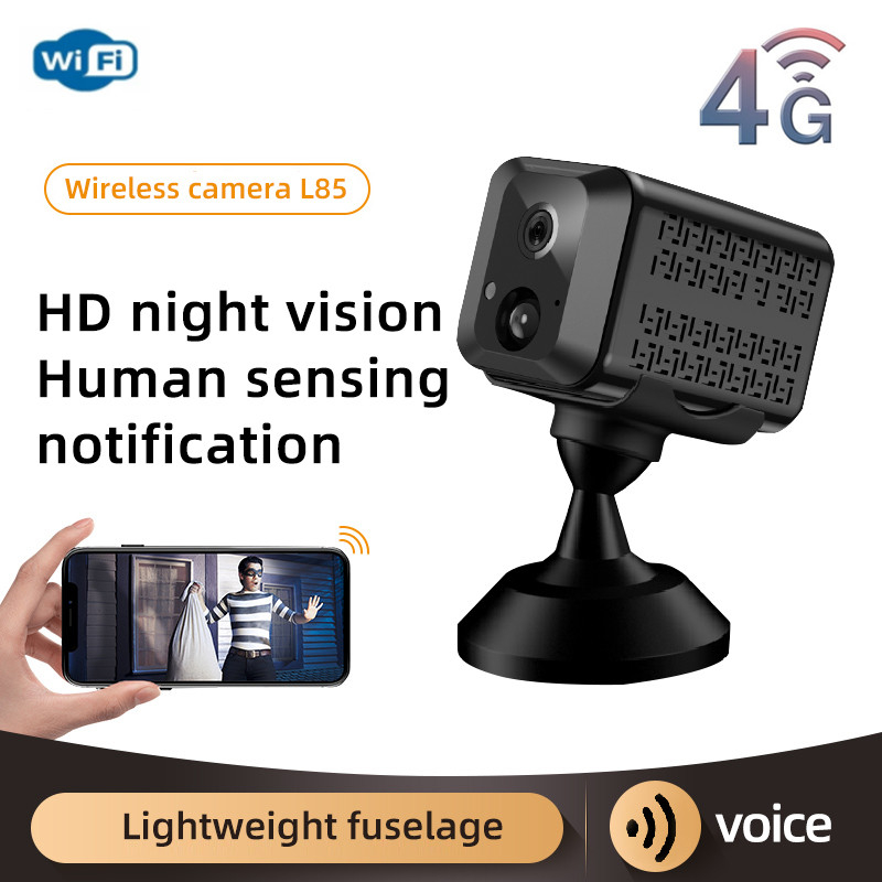 3MP 4G SIM Card Mini Surveillance Camera 2000mAh Rechargeable Battery ...