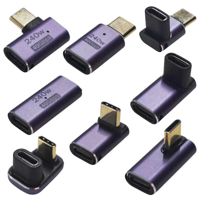 240W USB Type C Adapter OTG 40Gbps Data Transfer Led Indicator USB-C ...