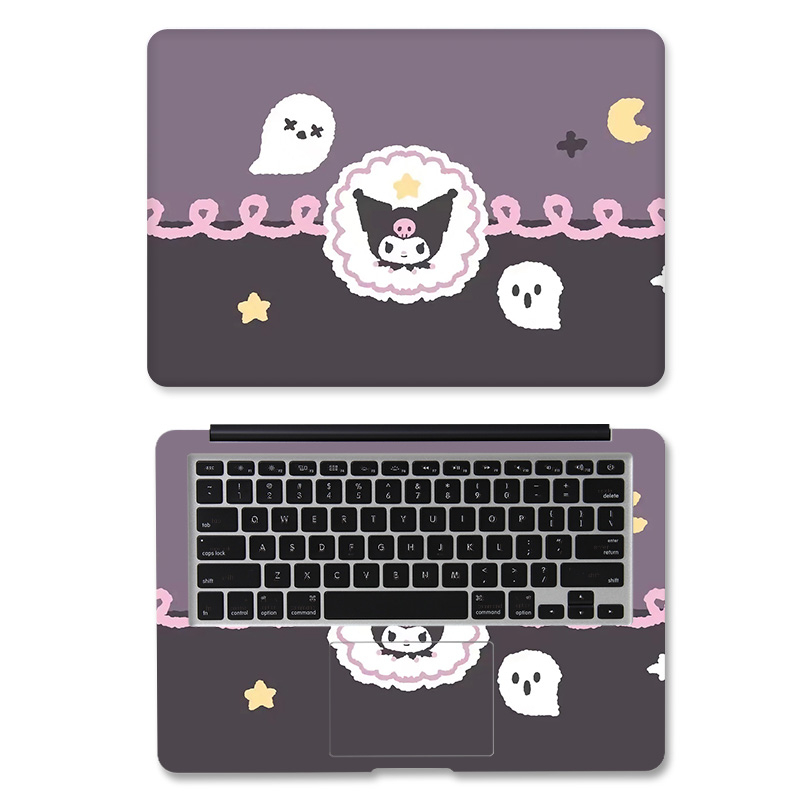【2pcs】 Diy Kuromi Laptop Cover Sticker Girl ins Style Anime Two ...