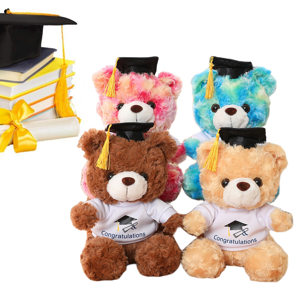 23cm Graduation Gift Doctor Bear Plush Toy Stuffed Soft Kawaii Teddy ...