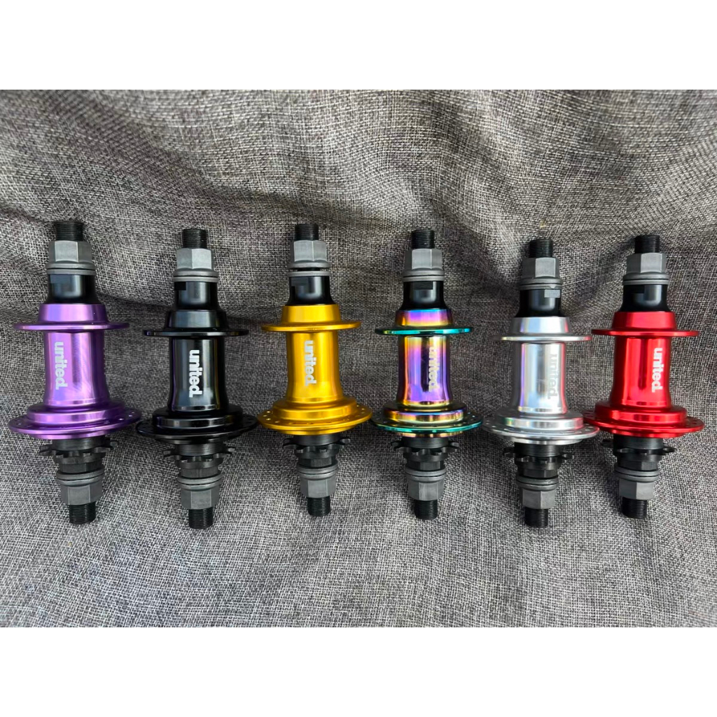 United bmx rear hub LHD/RHD cassette bearing hub 6 pawls 120 sounds hub ...